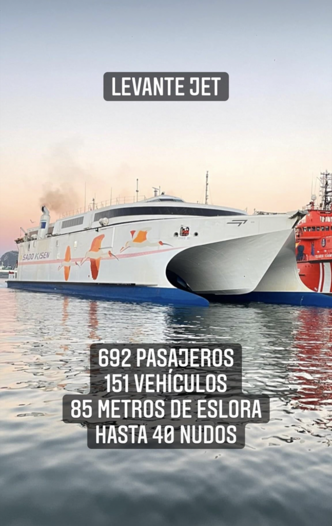 «Levante Jet» de FRS en Algeciras – FERRYBALEAR