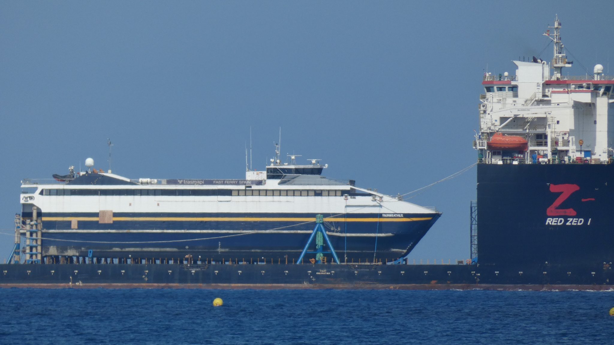 Los Barcos de Trasmapi llegan a Sant Antoni – FERRYBALEAR