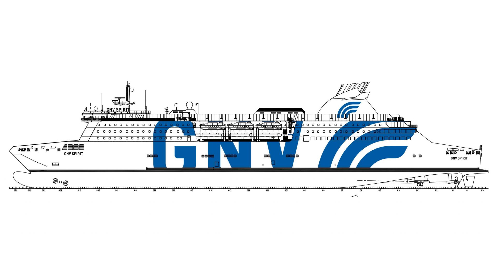 El Finistere pasará a llamarse «GNV Spirit» – FERRYBALEAR