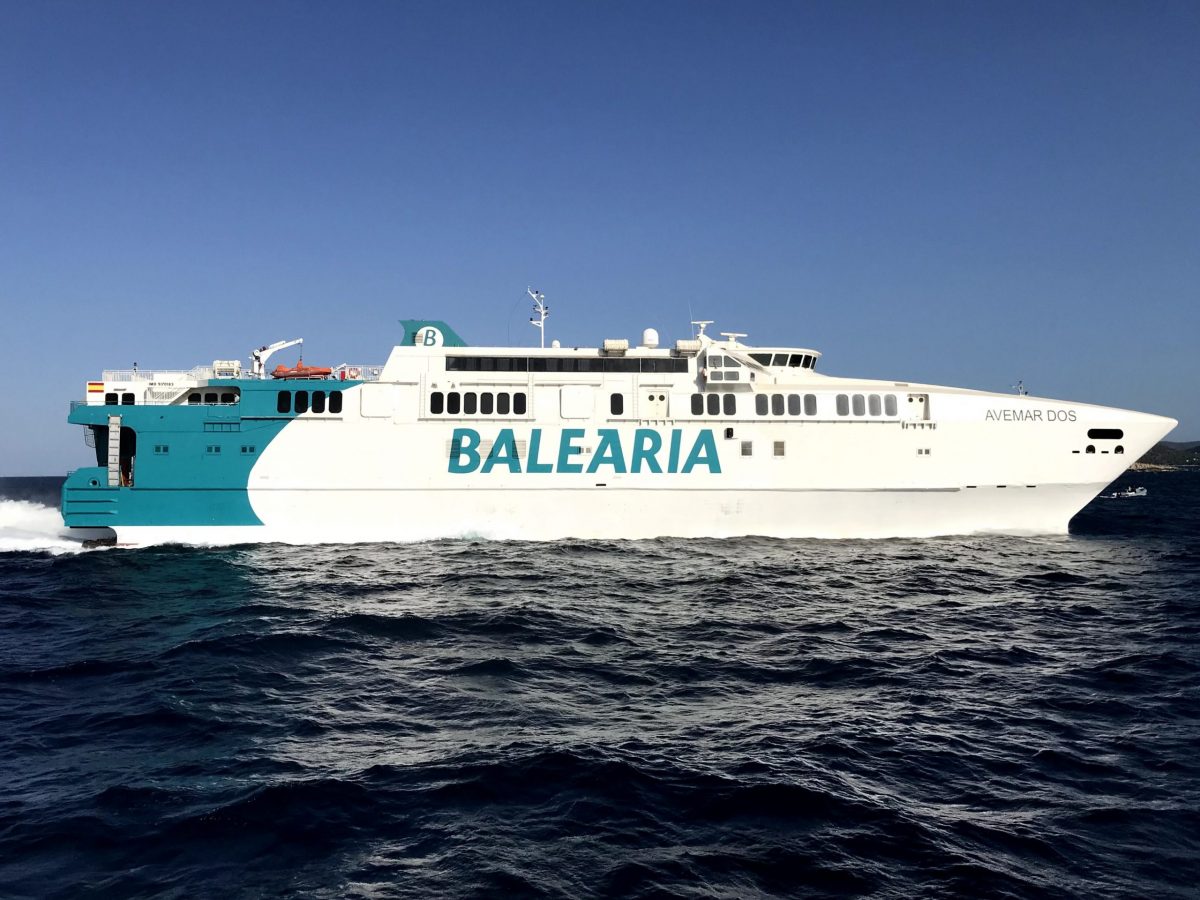 Baleària Reforzará El Dénia Ibiza Palma Desde El 17 De Junio Con El