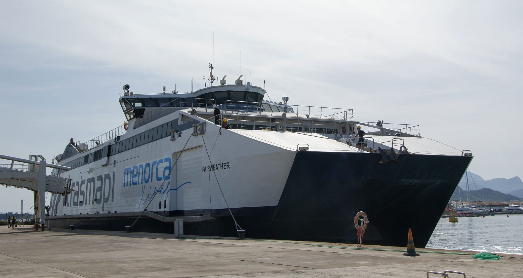 Menorca Lines ya tiene el primero de sus buques en Alcúdia – FERRYBALEAR