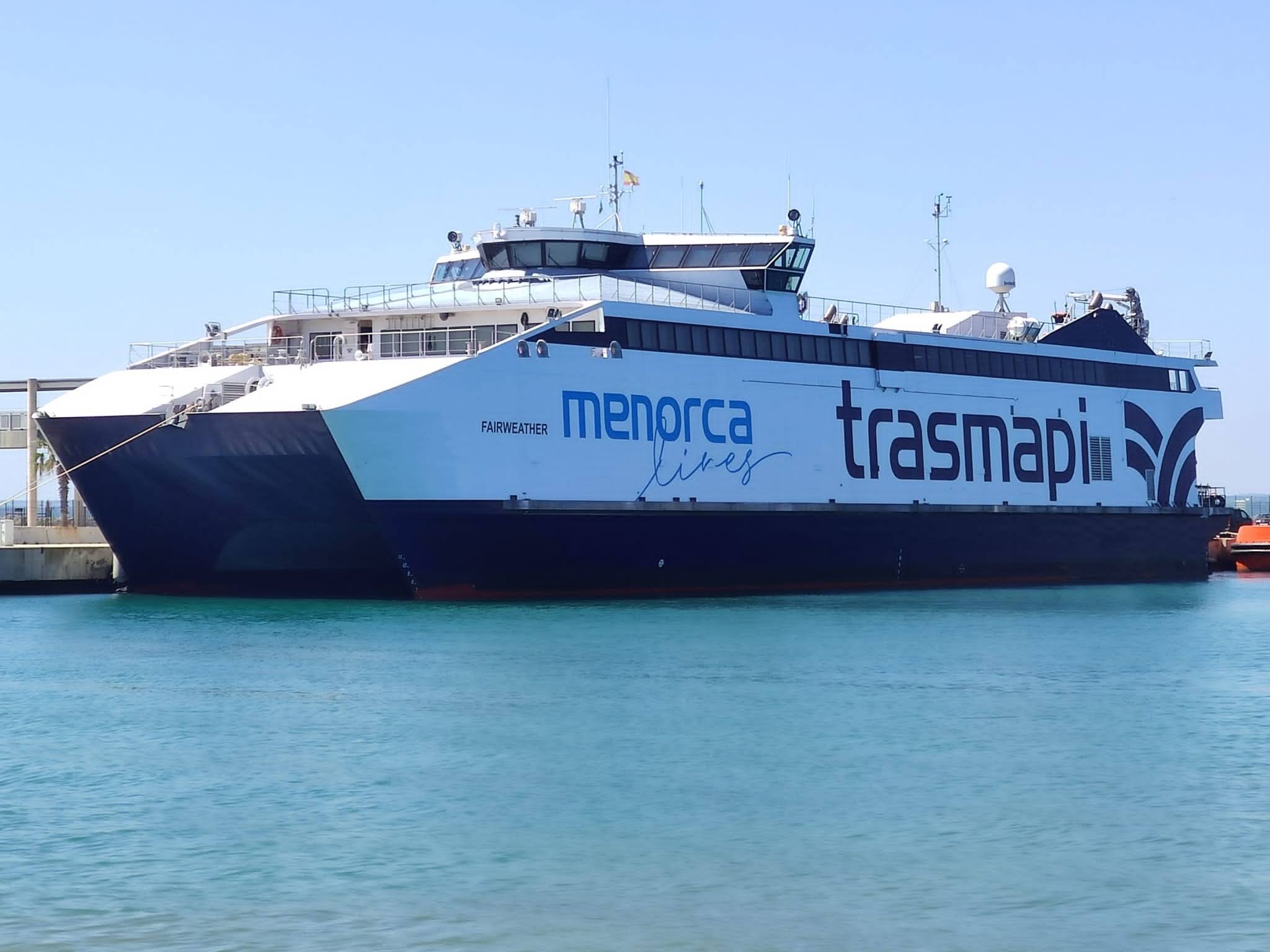 MENORCA LINES by Trasmapi ha estrenado hoy su ruta marítima al tiempo ...