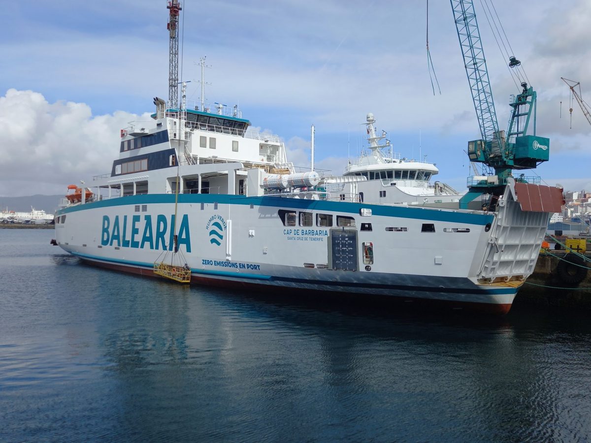 El «Cap de Barbaria» de Baleària próximo a realizar su primera prueba ...