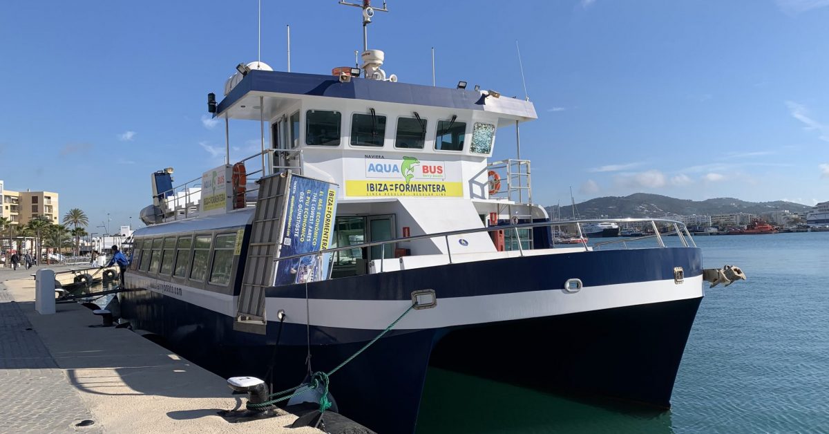 Aquabus activa el “Regina Once” entre las Pitiusas y tiene… – FERRYBALEAR