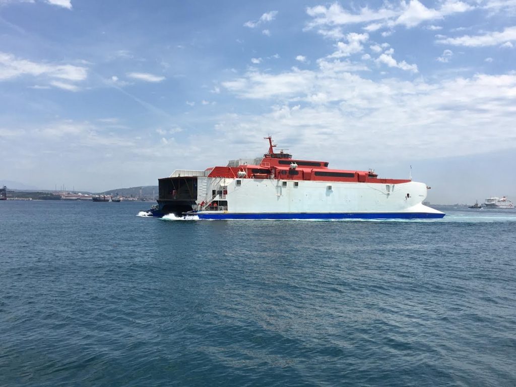 HSC «Poniente Jet» de FRS en Algeciras – FERRYBALEAR