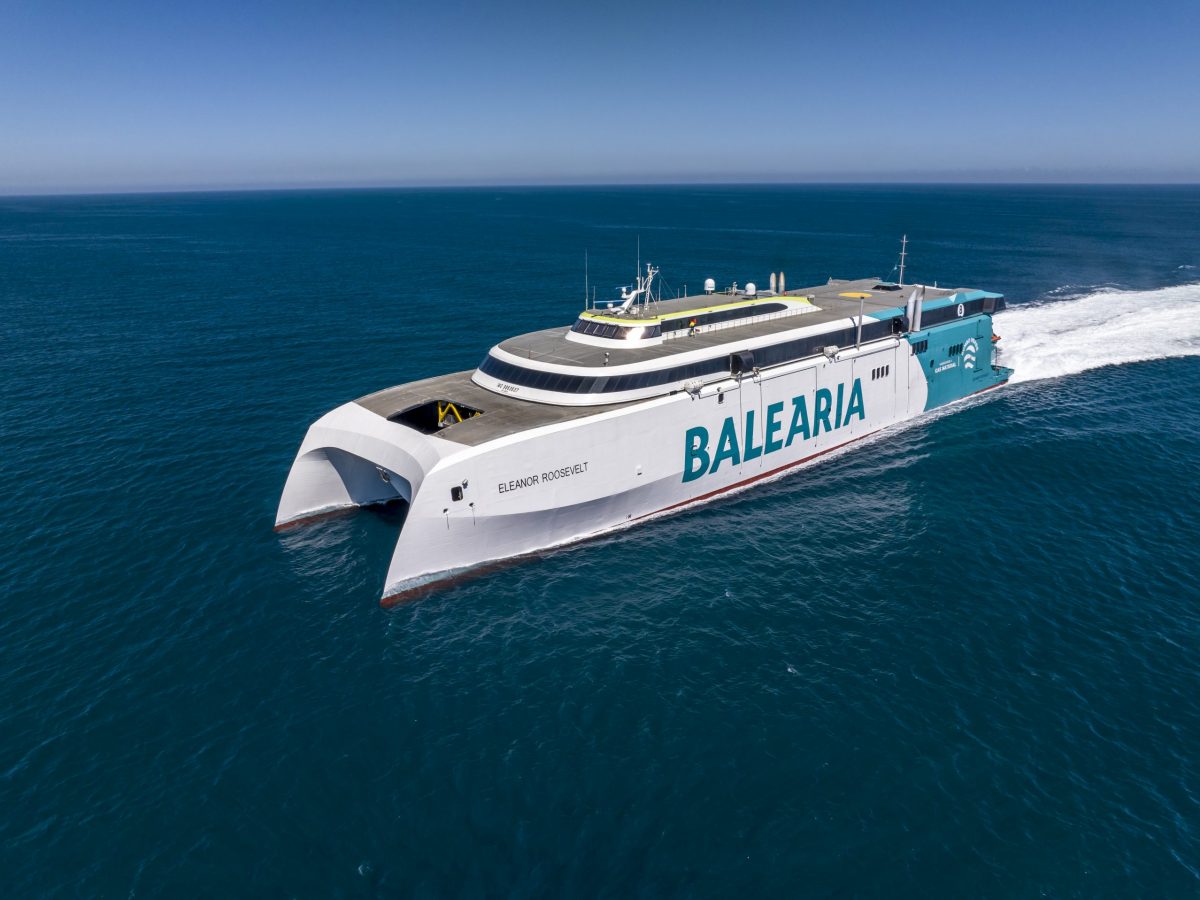 La naviera Baleària aumenta al cien por cien el uso de gas natural en ...