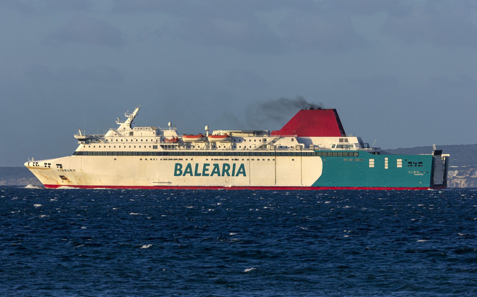 Primera escala en Palma para el «Fast Ferry» Visborg de Baleària ...