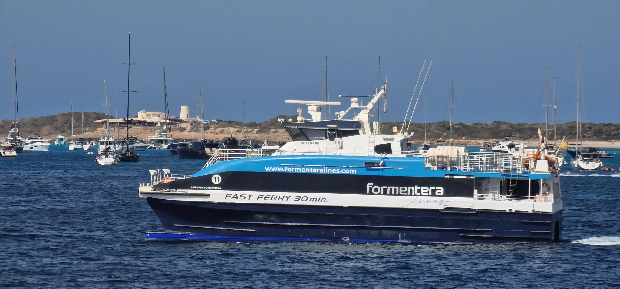 El “Aigües de Formentera” de Formentera Lines grupo Sercomisa vendido a Arab Bridge Maritime ...