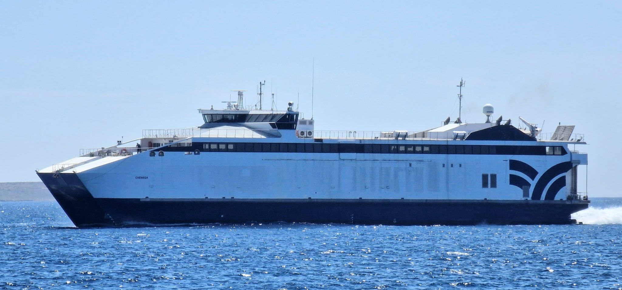 El Fast Ferry «Chenega» de Trasmapi nuevamente en aguas Pitiusas ...